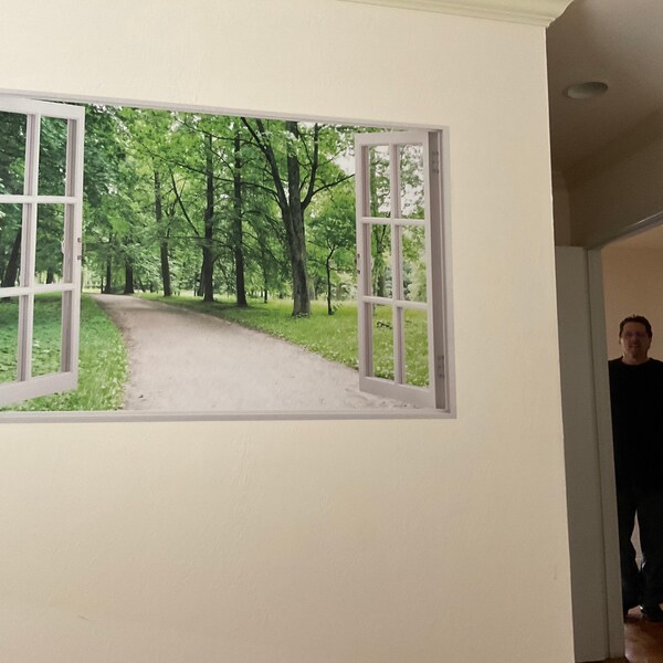 3DWindowWallStickers - Etsy