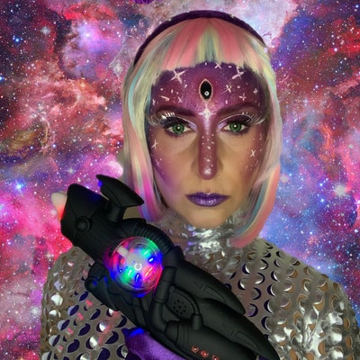 Wide Vertical Third Eye Prosthetic latex, Forehead Gem or Extra Eye ...