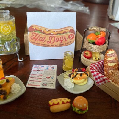 Miniature Garden Accessories, Dollhouse Farmer's Market, Vegetables ...