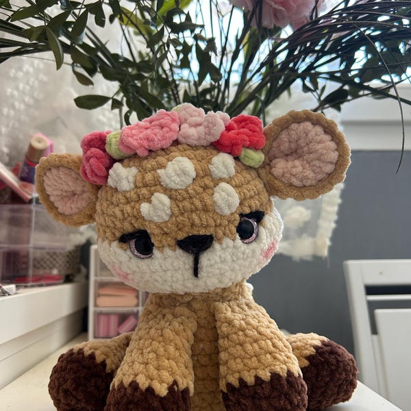 Amigurumi Fawn Pattern, Plush Pattern, Fawn, Crochet Fawn, Deer ...