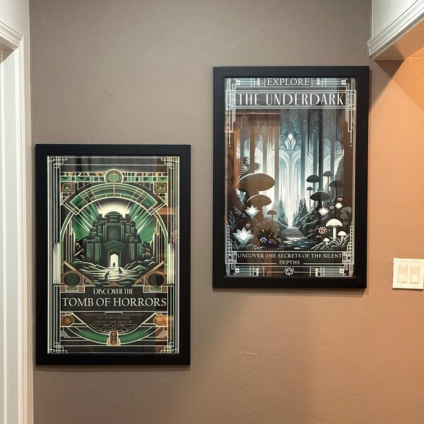 Dnd Tarot Poster, the Rogue, Art Nouveau, Dungeons and Dragons Wall Art ...