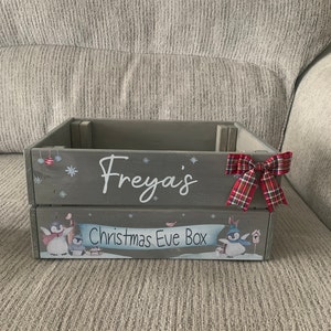 Personalised Wooden Book Crate Toy Crate Teddy Crate Baby | Etsy