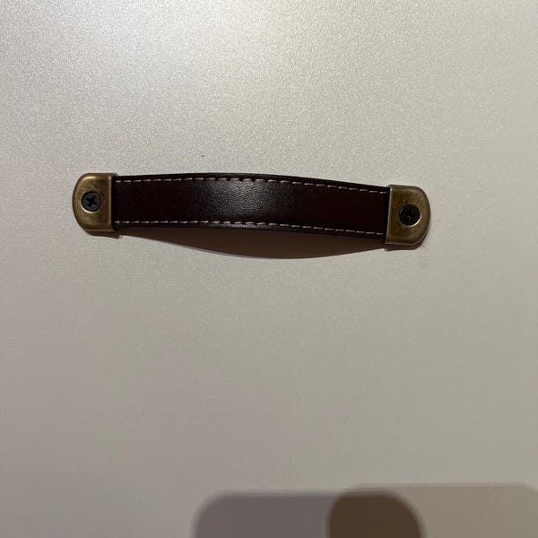 Leather Handles Pulls Cupboard Handles Luggage Handle Pulls Kitchen ...