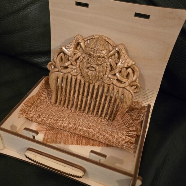 Dragon Wooden Comb, Dragon Design Comb, Wood Beard Comb, Wooden Hair ...