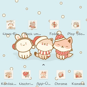 Ios 14 Icons Christmas Icon Theme Pack Ios 14 App Icons Green | Etsy