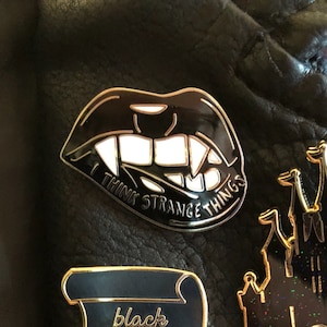 Dracula Enamel Pin Gothic Literature Collection Vampire Fang Enamel Pin ...