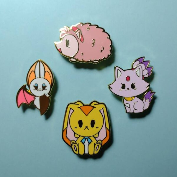 Sonic, Tails, Amy and Cream Chao Plush Acrylic Charm / Keychain - Etsy