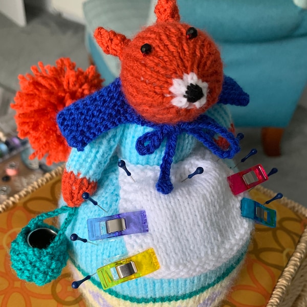 Red Squirrel Chart Stranded Knitting Fairisle Instant Digital Download ...