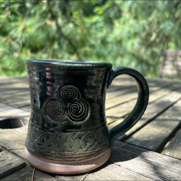 Irish Celtic Pottery 'dip Dish' - Etsy