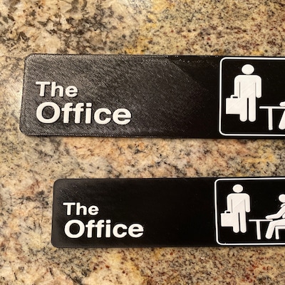 Customizable 3D Printed the Office TV Show Sign and Magnets - Etsy