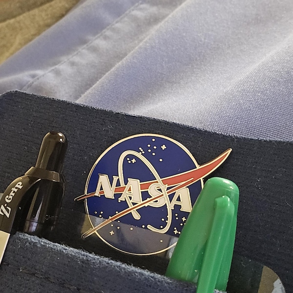 NASA Insignia Logo Hard Enamel Pin - Etsy