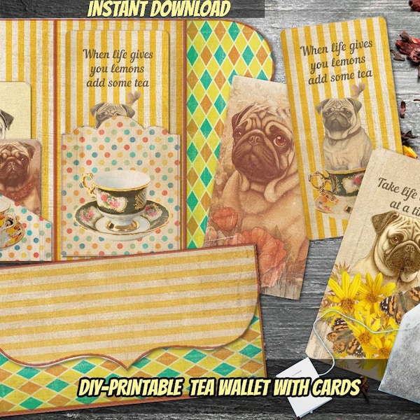 Printable Tabs, Fold-over Tabs, PNG Cut File Collage Sheet, Planner ...