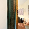 Handcrafted Mirror Michelangelo Blue Gold Contemporary Design - Etsy UK