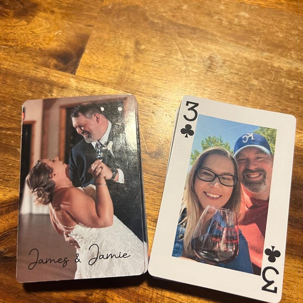 Custom Playing Cards, Personalized Photo Album Alternative, Family ...