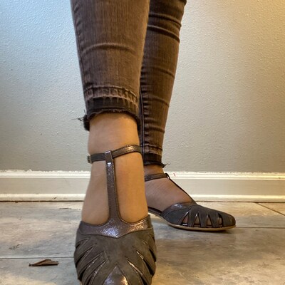 Volare Shoes Diamante in Metallic Colors Vintage Inspired, Handmade ...