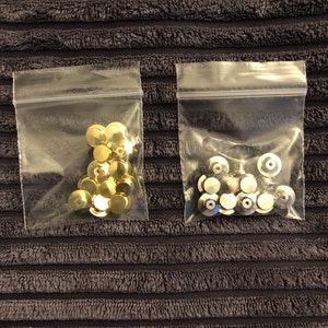 12 Pack of Locking Pin Backs / Pin Keepers Never Lose a Special Pin ...
