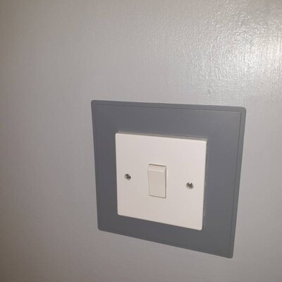 Light Switch Surround Single and Double Plug Socket Finger Plate Panel ...