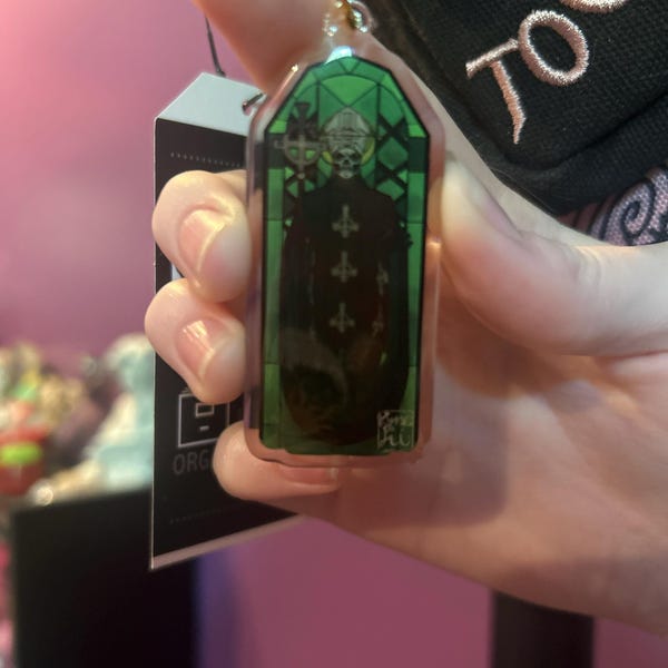 Stained Glass Papas Acrylic Charms - Etsy