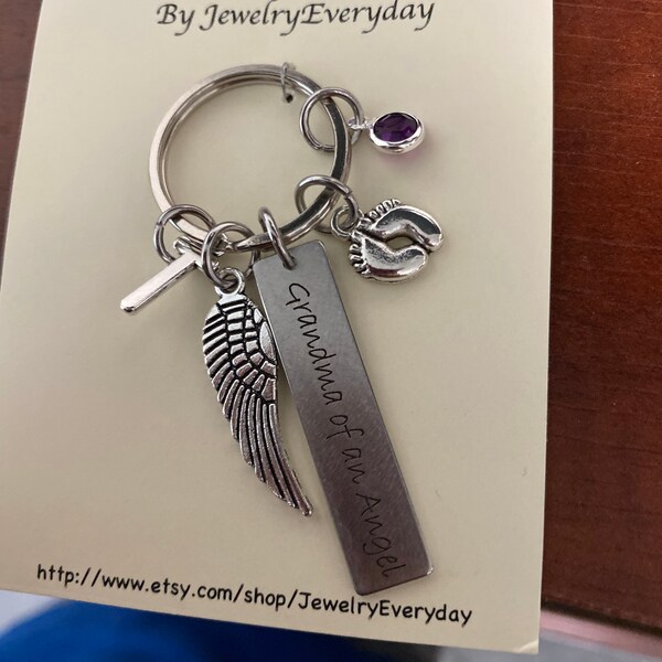Baby Angel Keychain, Mommy's Keychain, Daddy's Keychain, Father's ...