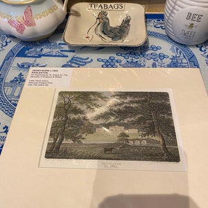 Peverel Castle castleton or Peak Castle, Derbyshire Original Antique ...