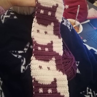 Crochet Cat Scarf Pattern DIGITAL PDF PATTERN - Etsy UK