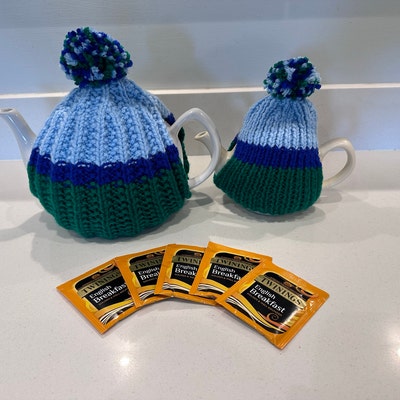 LGBTQ Trans Pride Flag Keyring Hand Knitted Transgender Mini Cushion ...