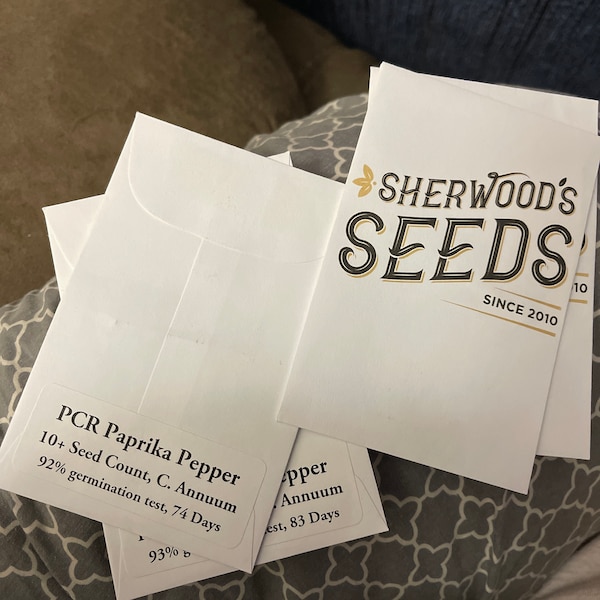 Alma Paprika Sweet Pepper Premium Seed Packet - Etsy