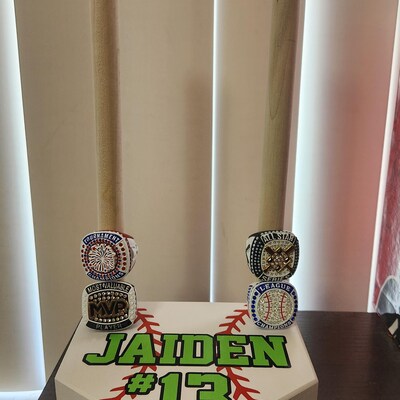 Baseball Ring Display Baseball Ring Holder Trophy Ring Display Custom ...
