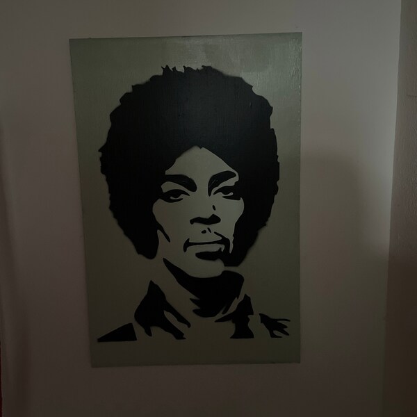 Prince STENCIL, T.A.F.K.A.P, Painting Stencil for Walls, Fabrics ...