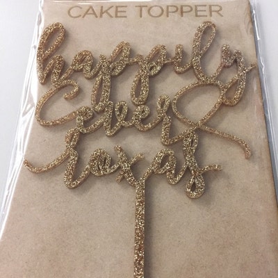 Custom Cake Topper Custom Saying Calligraphy/hand-letttered Wedding ...