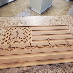 RN Caduceus EKG Flag SVG - Etsy