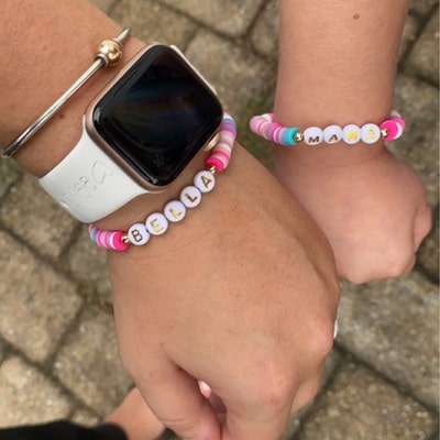 Back to School Bracelet Set Mommy and Me Bracelets First Day of School ...