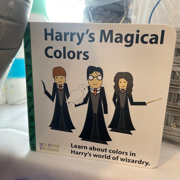 Harry's Magical Colors, Kids Board Book - Etsy