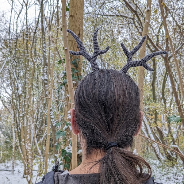 Wearable Antlers Set 4 Crochet Pattern by Crafty Intentions ...