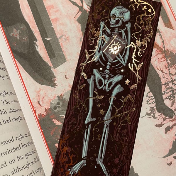 The Librarian Deluxe Bookmark (148x 52cm) Gold Painted Edges, Gothic ...