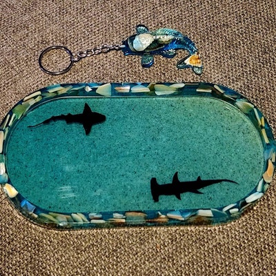 Shark Week Ash Tray / Jewelry Holder - Etsy