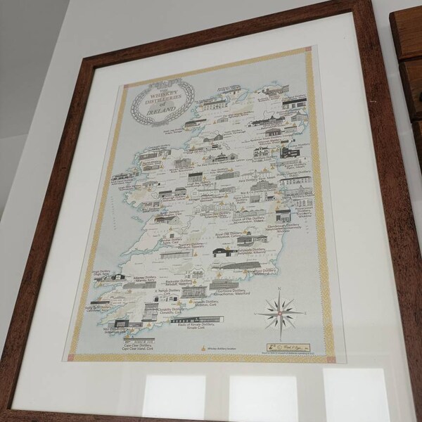 Map of Dalkey, Co Dublin Ireland - Etsy