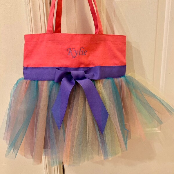 Embroidered Dance Bag, Tote Gift, Embroidered Tote Bag, Dance Bags ...