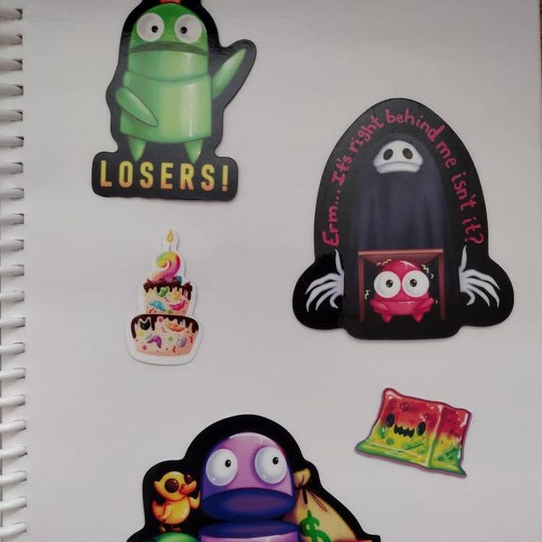 Repo Horror Game Loot Glossy Vinyl Sticker | Robo Indie Game Merch ...