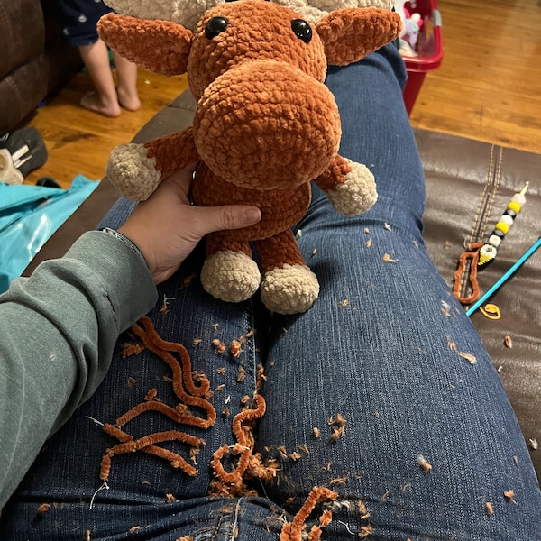 Manny Moose CROCHET PATTERN, Amigurumi Crochet Pattern, PDF, English ...