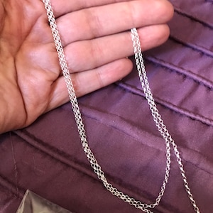 2.5mm Diamond Cut Popcorn Chain Necklace 925 Sterling Silver - Etsy