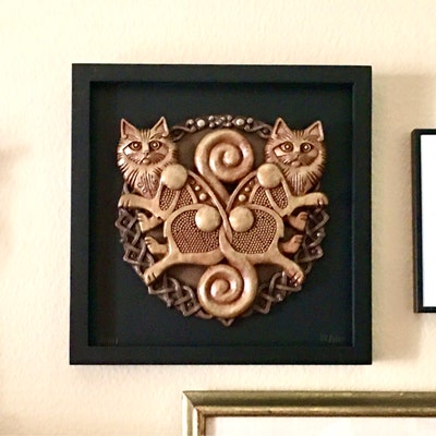 Matching Set: Viking Prow coiled Serpent & Viking Prow 2 drakkar Signed ...