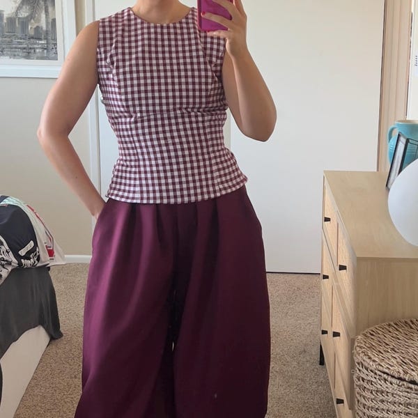 The Redleaf Top Sewing Pattern | Digital PDF Sewing Pattern | Instant ...