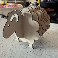 Wooden Sheep Coasters Laser Cut Svg File Glowforge Sheep Coasters ...