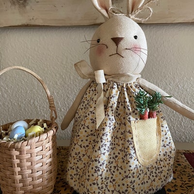 Primitive Easter Bunny Claira Digital PATTERN Spring Liberty Creek - Etsy
