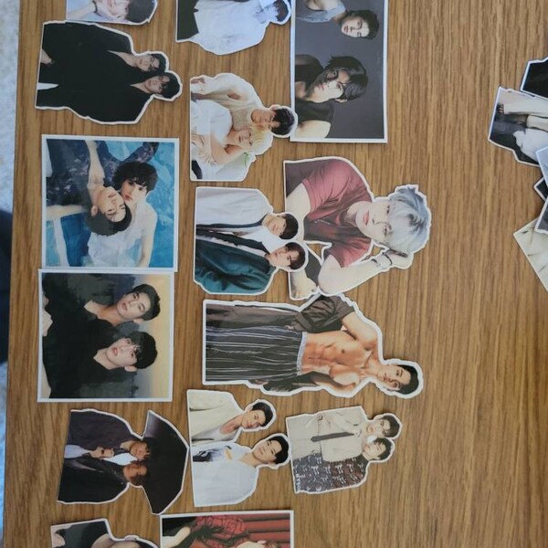 LOOK KHUNNOO Adorable Kawaii Vinyl Gift for BL Lover , Laptop Decals ...