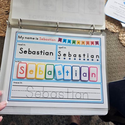 Kindergarten-1st Grade Learning Binder Ages 5-7 - Etsy