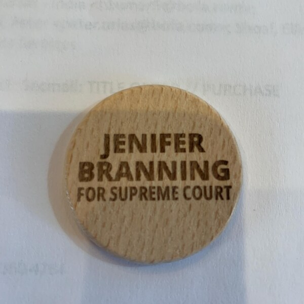 Personalized 1.5" Wood Tokens | 1 or 2-sided | Engraved With Your Own ...