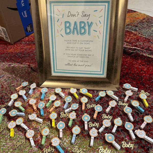 Sprinkle Diaper Raffle // Baby Shower Game // Baby Shower Activity ...