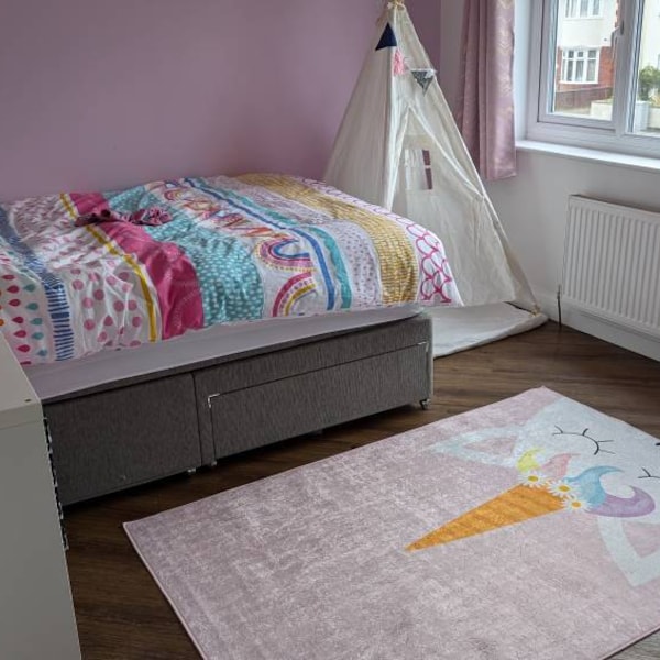 Cute Unicorn Kids Room Rug|best Girls Rugs|unique Kid's Carpets ...